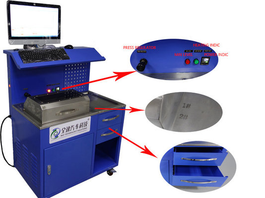 Blue Iron Solenoid Transmission Test Equipment 220V AC 3 Phase 50HZ 4KW supplier