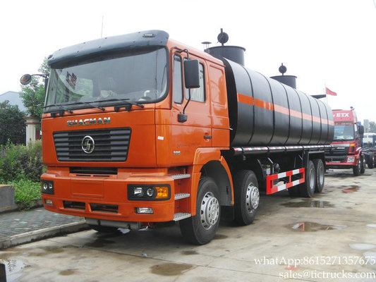Liquid Asphalt Tanker Shacman bitumen tank truck 26000L factory  WhatsApp:8615271357675