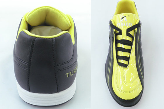 Men Turf Black Comfortable Indoor Outdoor Soccer Shoes With PU Upper/RB Outsole, Different Colors Are Available