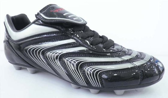 black/silver donmax brand  football shoes,stylish soccer boots,European Cup men's soccer shoes