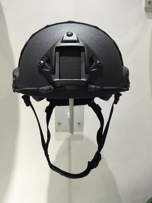 NIJ IIIA 9mm Kevlar  Black Fast Bulletproof Helmet with Test report