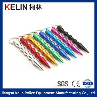 Pencil Shap blue Self Defensive 6061 aviation aluminum alloy Kubaton with Keychain