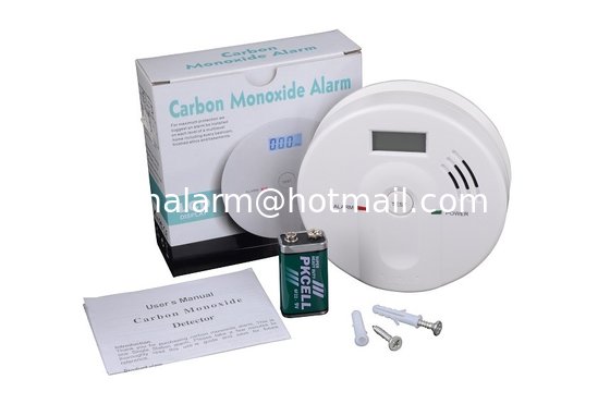 CO Ceiling carbon monoxide alarm with LCD display With Home Security
