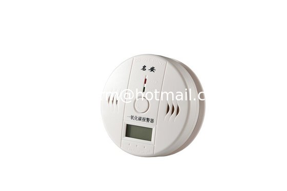 DC backup battery Ceiling carbon monoxide alarm with LCD display For Home Security