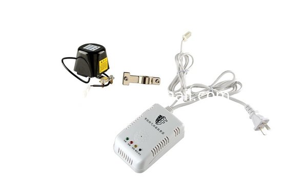 2019 Hot Selling EN Standard LPG Gas Alarm Detector With Mechanical Valve For Home Security By Factory Direct-Sale