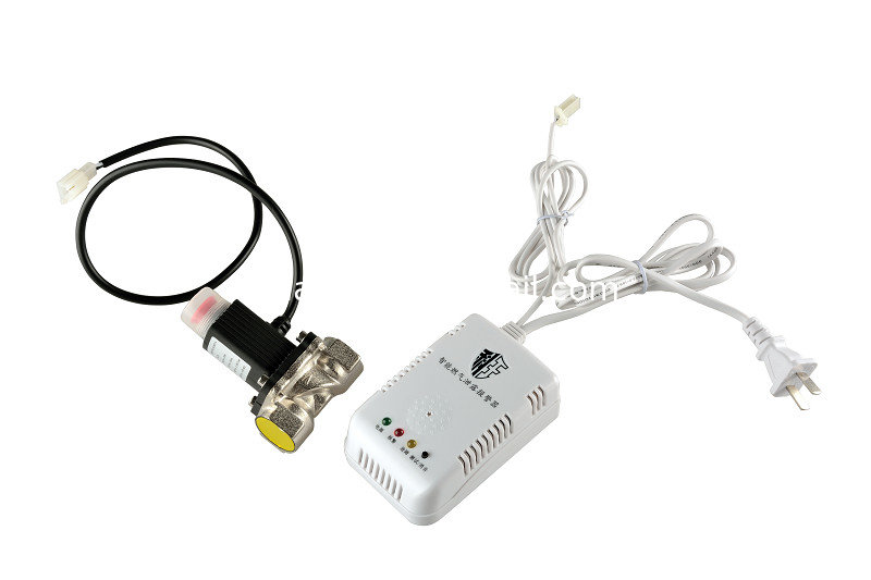 EN Standard LPG Gas Safety LPG Gas Detector With Shutoff Valve Factory Direct-Sale