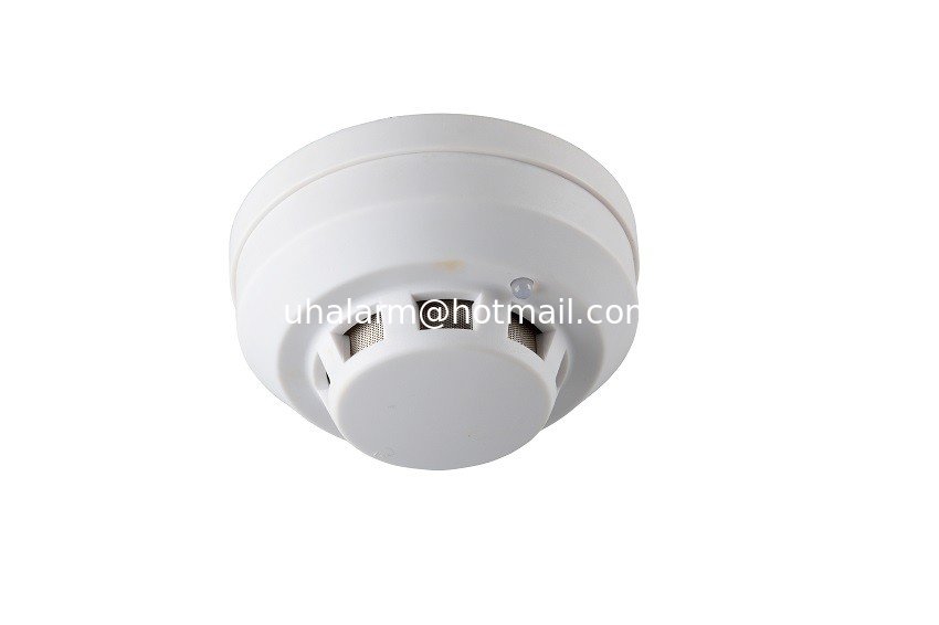 48V Conventional Photoelectric Smoke Detector With Relay Output For Fire Security