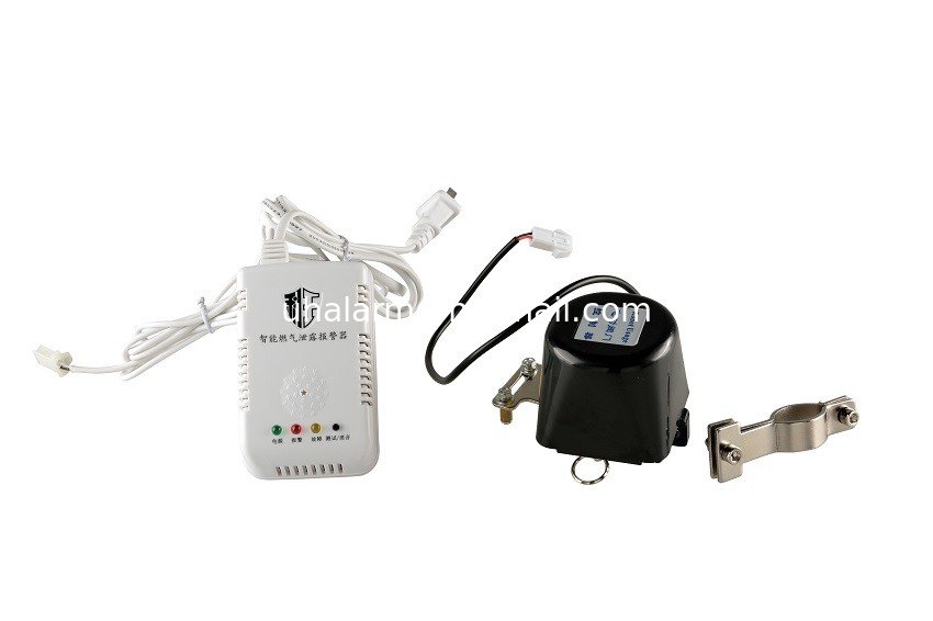 2019 Hot Selling EN Standard Home Natural Gas Detector With Mechanical Valve For Home Security By Factory Direct-Sale