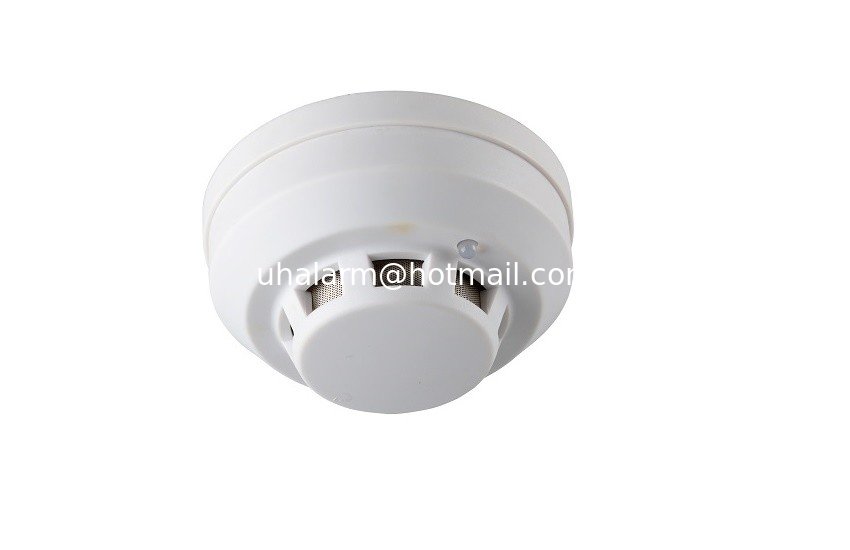 Conventional Optic Smoke Detector With Relay Output 48V DC Powered For Fire Protection