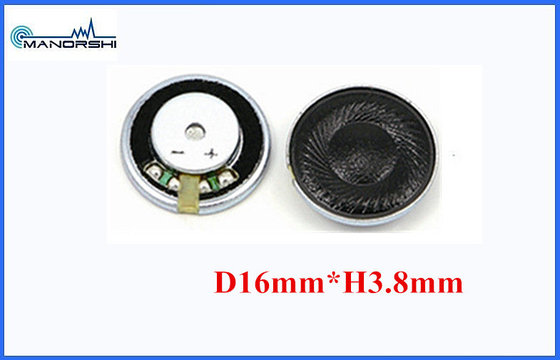 16mm 16 Ohm Mini Mylar Speaker Portable Wireless 90 Sound Press Level