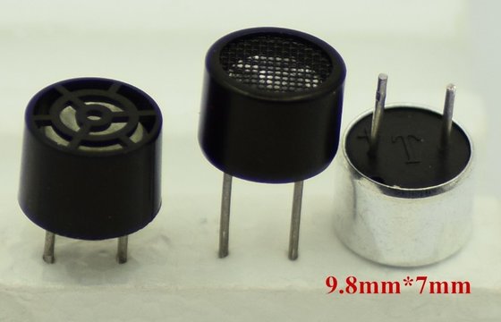 Silvery 40Khz Acoustic Long Range Ultrasonic Sensor With Plastic Case