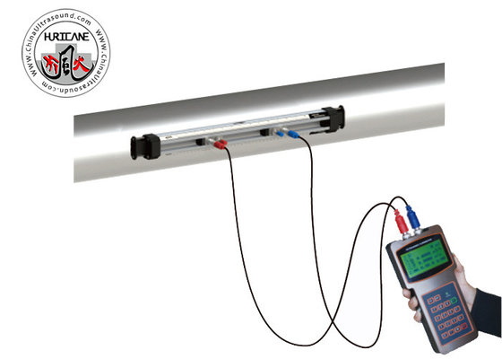 Handheld UFM-H Ultrasonic Flow Meter For Industrial Water With High Precision