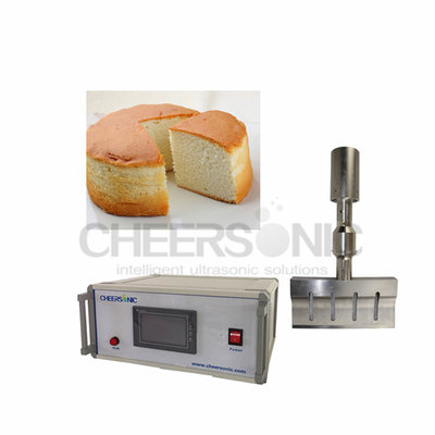 Ultrasonic Cutting Food / Round Cake Cutting Machine With 1000W Max Power