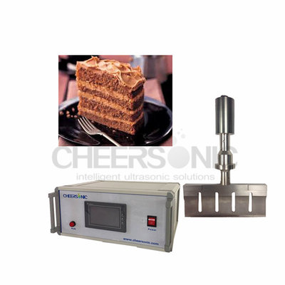 Ultrasonic Cake Cutting Machine For Coffee Cake / Candy / Confections 
