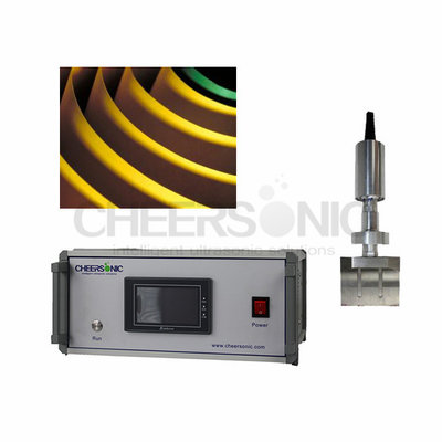 Automatic Rubber Cutting Machine , Ultrasonic Cutting Machine High Efficiency 