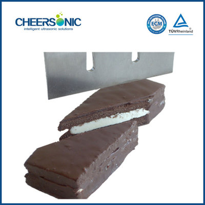 Customized Cookies / Bars Dough Cutter Machine With Ultrasonic Food Cutting 