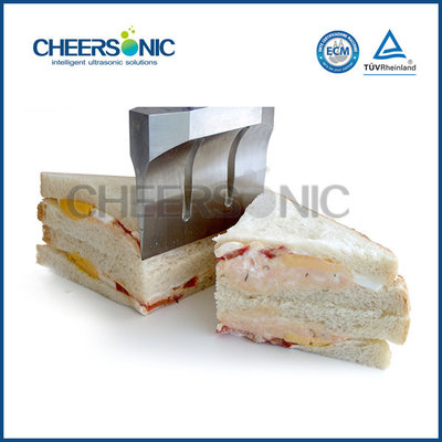 Sandwiches Bakery Bread Slicer Machine 500W With Ultrasonic Cutting Technology 