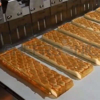 Assembly Line Ultrasonic Food Cutter With Slicing System , 500-1600 Watt Power