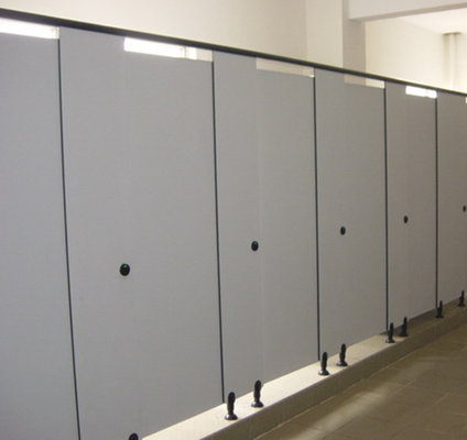 l shape phenolic resin material toilet partition with accessories