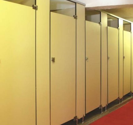 hpl toilet partition and shower material with nylon accessories