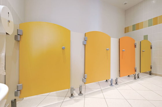 Phenolic Resin Fireproof Toilet Partition with accessories manufacture