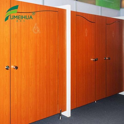 Commercial Washrooms Waterproof Doors / Toilet Cubicle doors