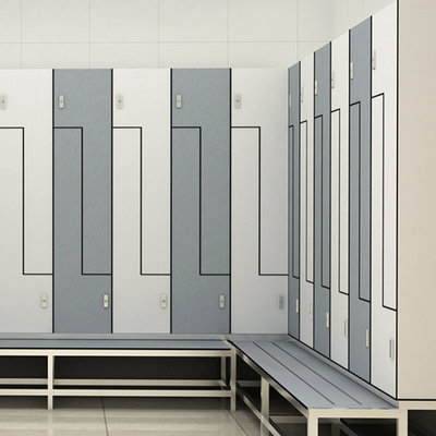 Orange Swimming Pool Changing Room 3 Tier HPL Key Locker