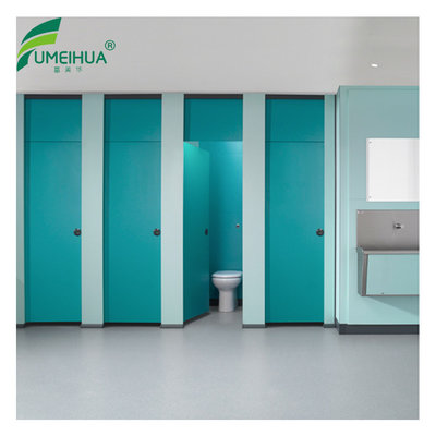 new design waterproof compact laminate toilet cubical partitions