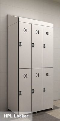 HPL Compact Laminate Locker with Key Lock for Students Bag