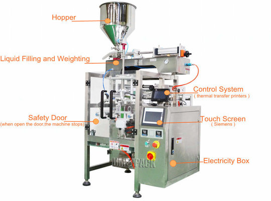Umeo-320Y Automatic small sachet edible sunflower oil pouch liquid sauce seal packing machine supplier