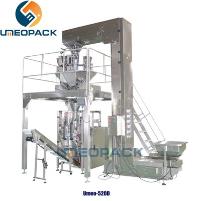 Automatic vertical crisps nitrogen potato chips weighing packaging machine supplier