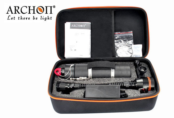 6500 Lumen 200 Meter Underwater Video Lights , CREE XM-L2 U2 LED Dive Torch