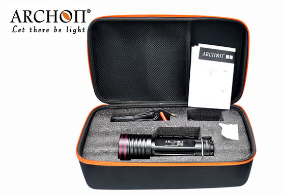 Portable Underwater Video Lights , 200 M LED Diving Flash Light