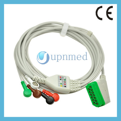 Nihon Kohden 5 lead ECG Cable with leadwires