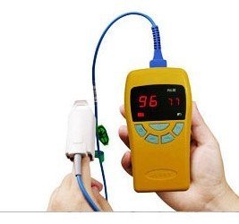 Hand-held pulse oximeter