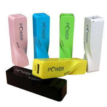 Rotating Distortion Perfume Mobile Power Backup Portable 2600 mAh
