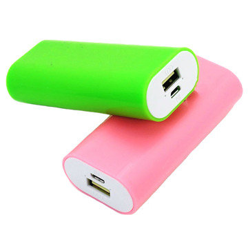 Customized Wireless ABS LED Mobile Portable Power Bank 5200mAh
