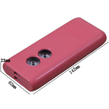 다채로운 LCD 힘 은행, 13000mAh LED 토치를 가진 재충전용 이동할 수 있는 전원함