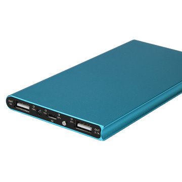 Multi-function ABS Metal Book Travel Super Thin Power Bank 8000 mAh
