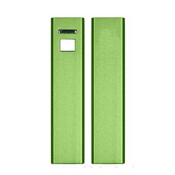5V / 1A Green USB Smartphone Power Pack Phablet Back - Up 2600mAh