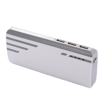 Outdoor Travel Office Gaming Backup Gray High Capacity Power Bank 13000mAh