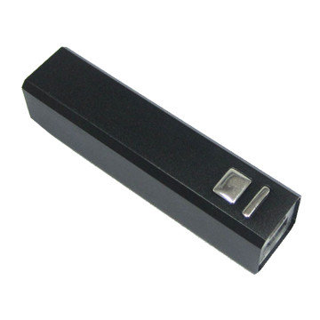 2600mAh Portable Small Square External Battery Charger with Aluminum ABS Shell