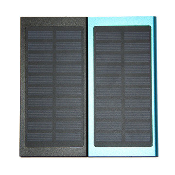 New Ultra - thin Solar Powered Cell Phone Charger Metal Case Polymer Battery