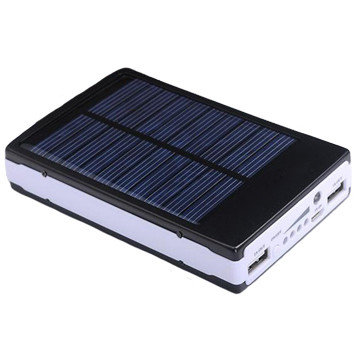 Waterproof Solar 10400mAh Power Bank Dual Interface External Battery Pack