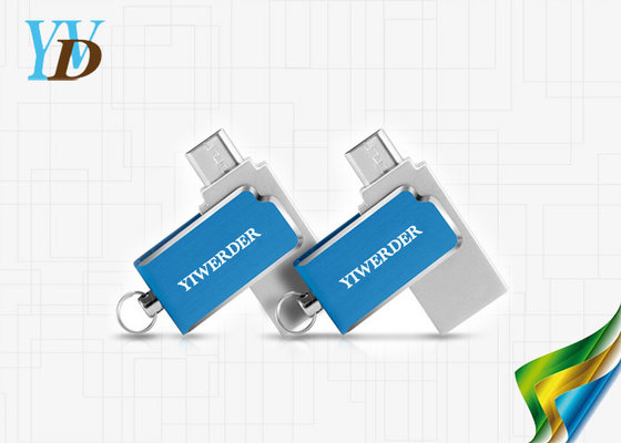 인조 인간 Smartphones 4G/U 디스크, 두 배 항구 드라이브를 자전하는 8G/16G/32G OTG 이동할 수 있는 금속