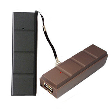 MP3/4/전화를 위한 옥외 2600mAh 초콜릿 보편적인 휴대용 힘 은행