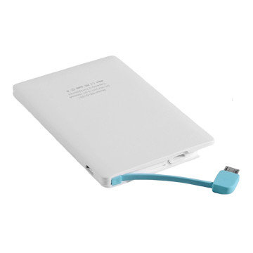 백색 도박/전화를 위한 외부 사각 4000mAh 보편적인 휴대용 힘 은행