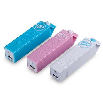 상자 iPhone6/6plus Samsung를 위한 외부 건전지 2600mAh Li 이온 힘 은행을 젖을 짜십시오