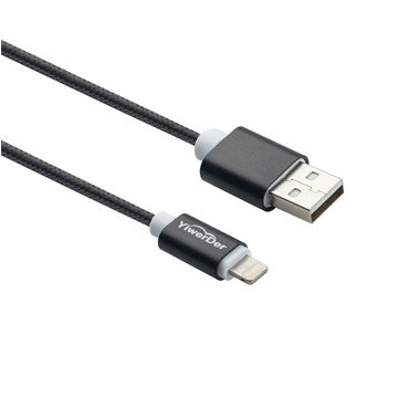 번개는, YiwerDer 아이폰을 위한 나일론 땋는 위탁 케이블 USB 코드, 아이팟 나노/iOS9와 호환이 되는 접촉 케이블을 답니다