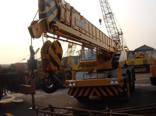 Used Rough Terrain Crane 4 Booms Kato KR25H 25 Ton Model 6D14T